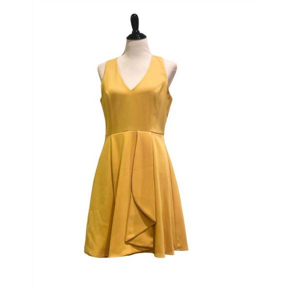 Adelyn Rae | Dresses | New Adelyn Rae Vneck Mini Dress In Yellow | Poshmark